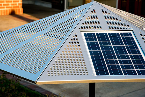 Solar Panel Umbrella - Photo Gallery